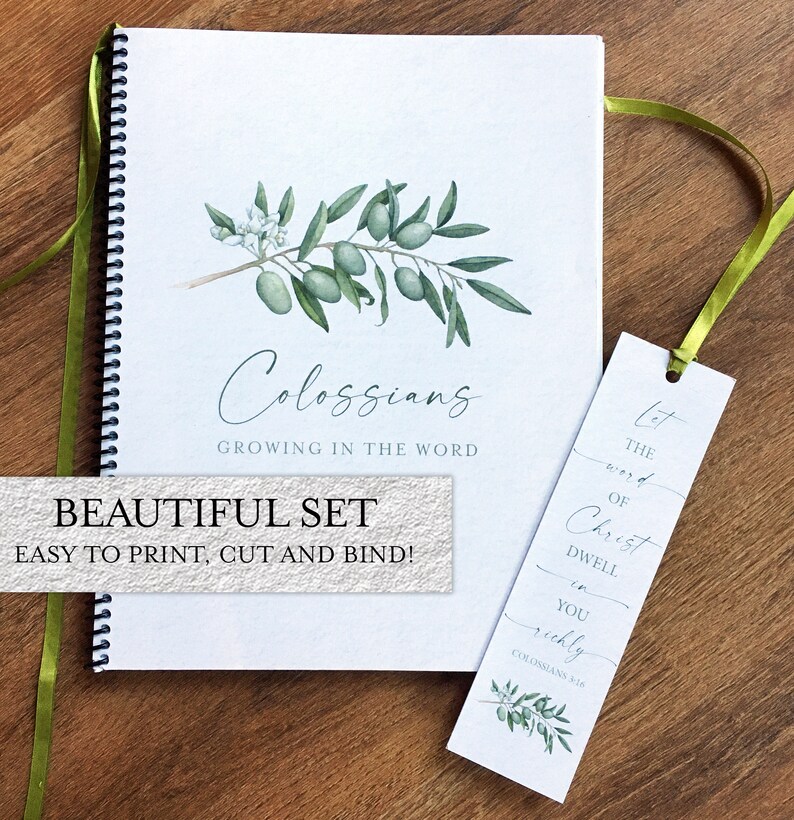 Colossians Bible Study Printable Download Worksheets Pdf - Etsy