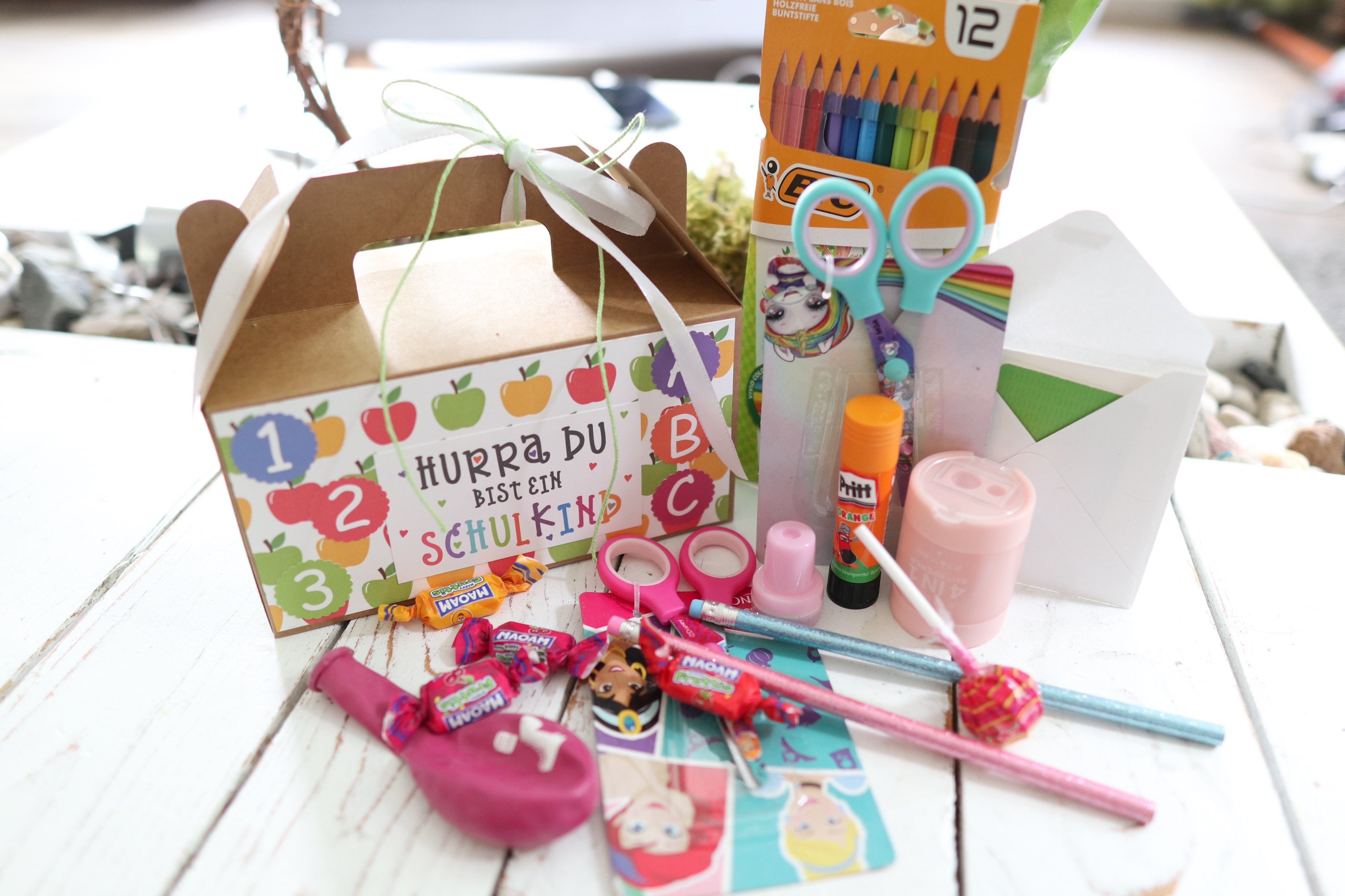 Einschulung Geschenkbox Geschenk zur Einschulung Mitbringsel - Etsy.de