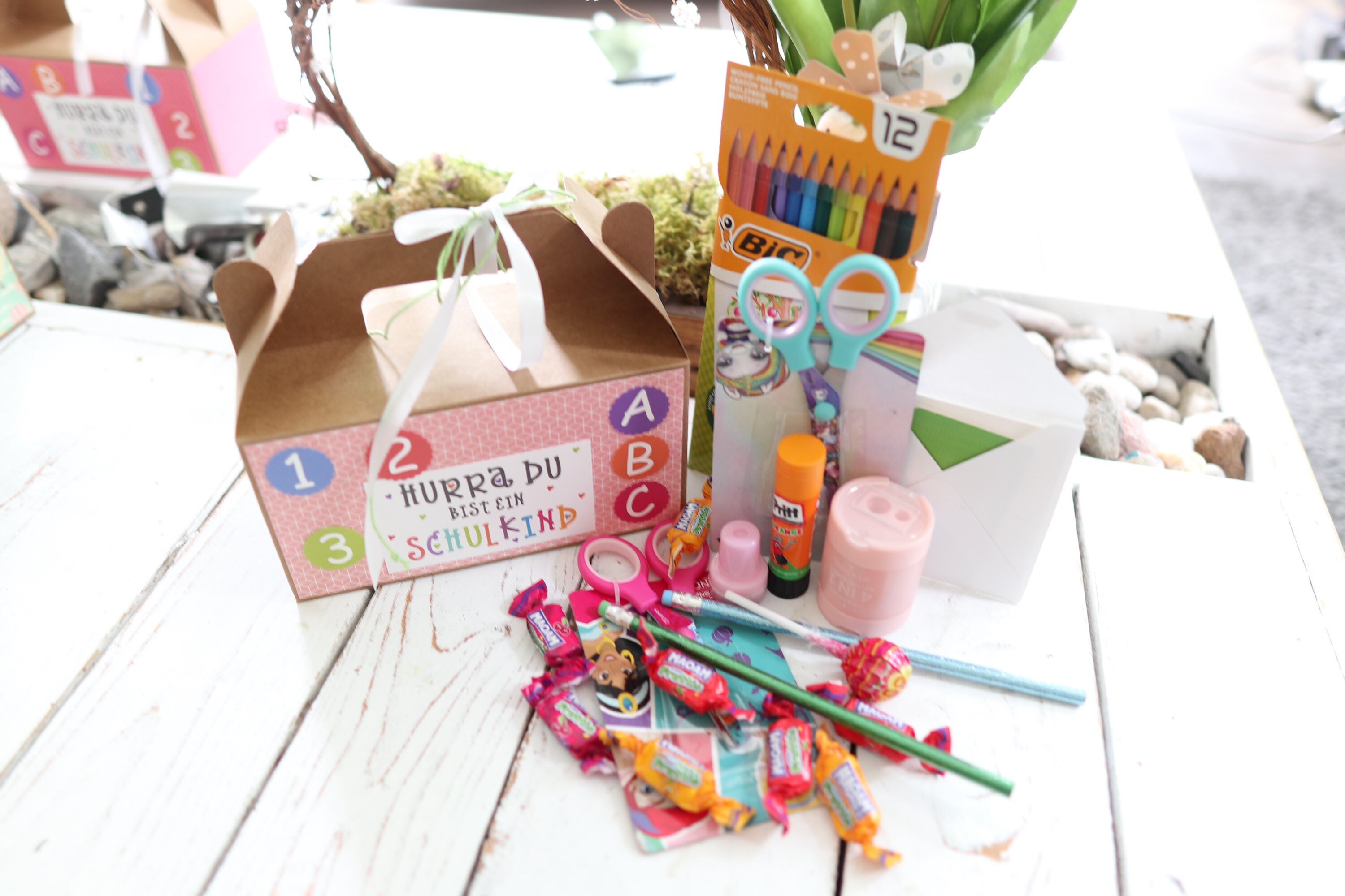 Einschulung Geschenkbox Geschenk zur Einschulung Mitbringsel - Etsy.de