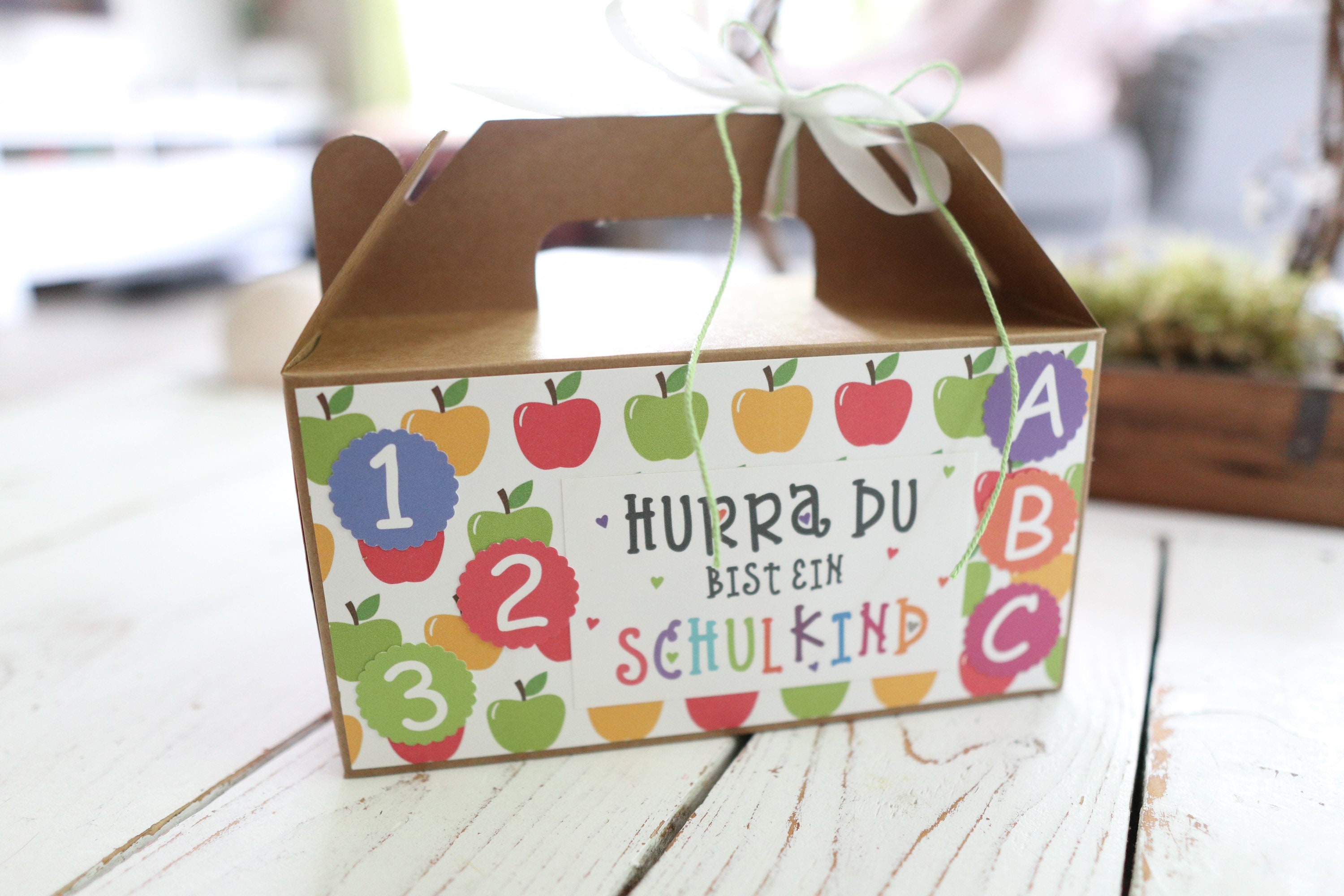Einschulung Geschenkbox Geschenk zur Einschulung Mitbringsel - Etsy.de