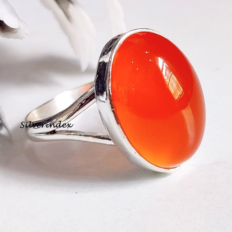 Carnelian Ring - Etsy