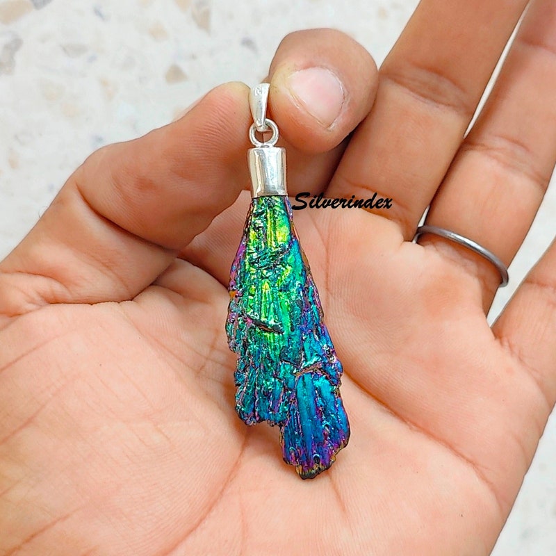 Peacock Angel Pendant - Etsy