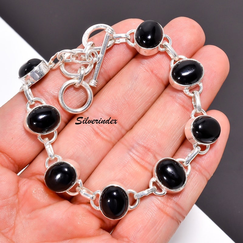 Black Onyx Bracelet - Etsy