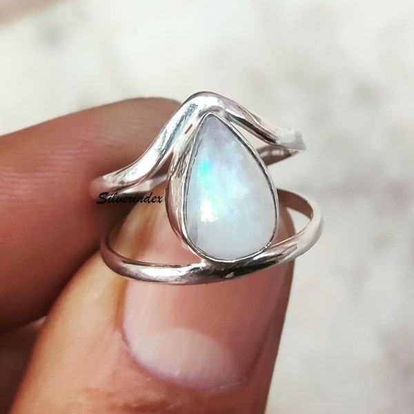Ring Moonstone - Etsy
