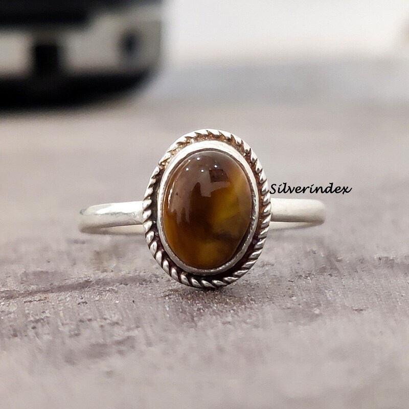 Brown Ring - Etsy