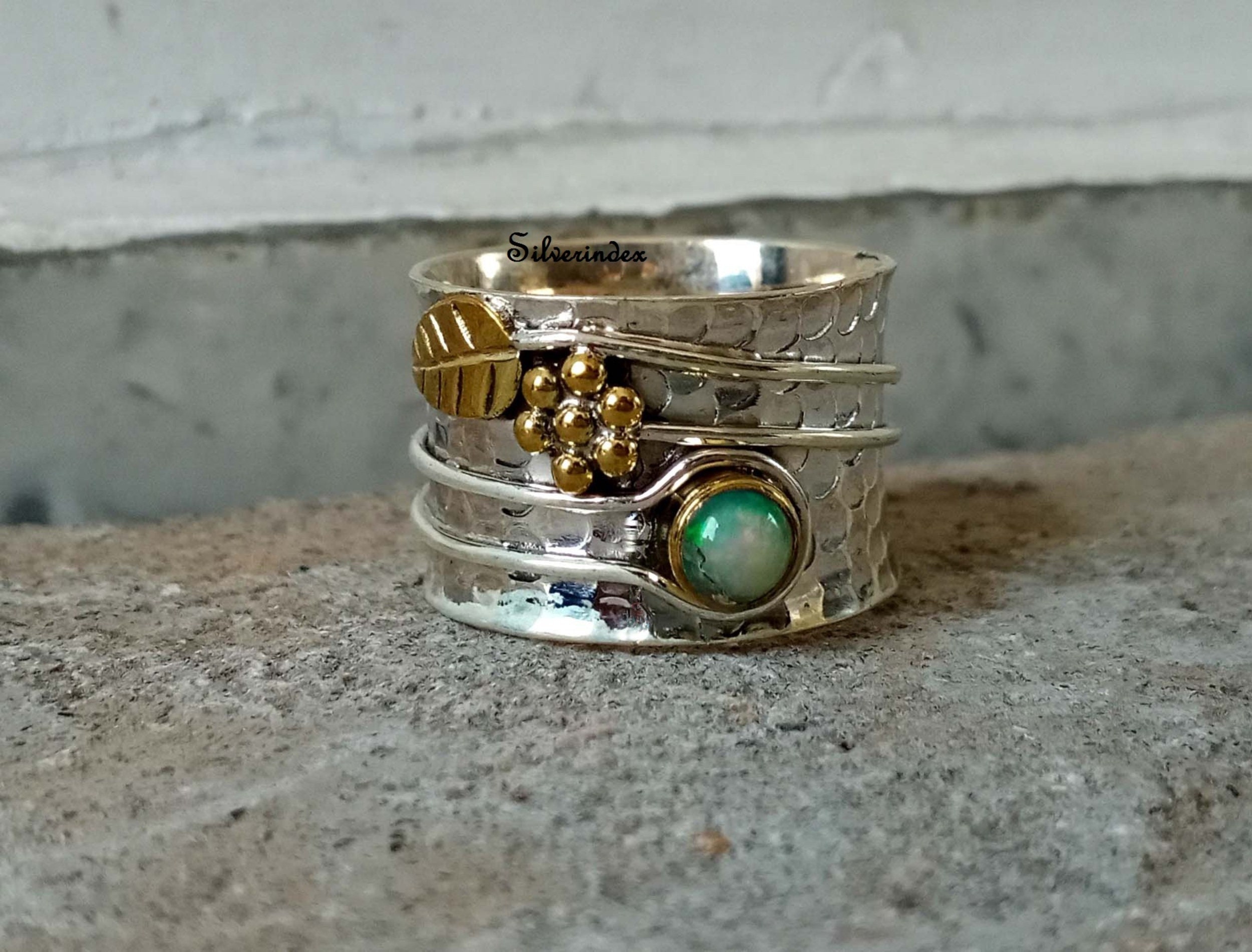 Opal Ring 925 Silver Ring Gemstone Ring Handmade Ring | Etsy