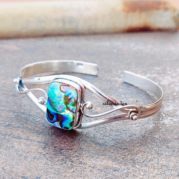 Abalone Bangle - Etsy