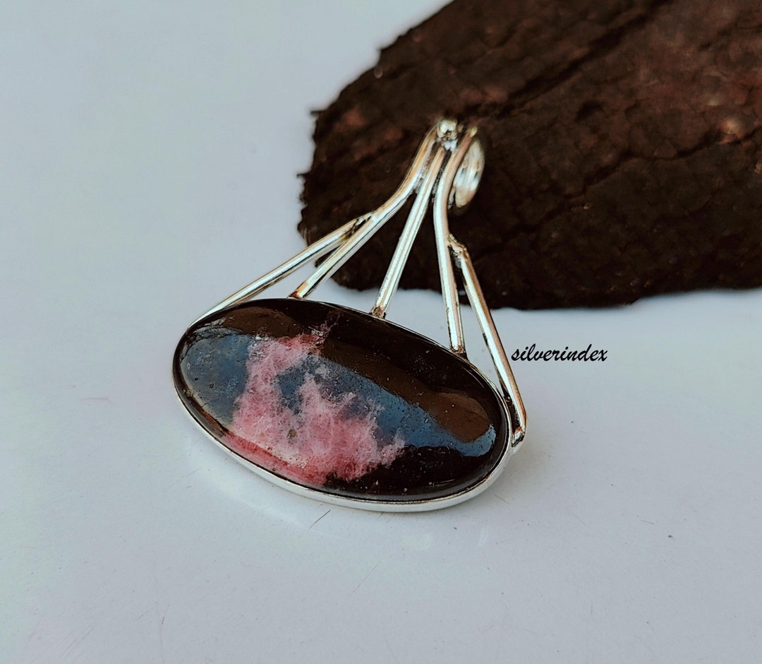 Beautiful Edulite Pendant, 925 Sterling Silver Edulite Jewelry, Ovel ...