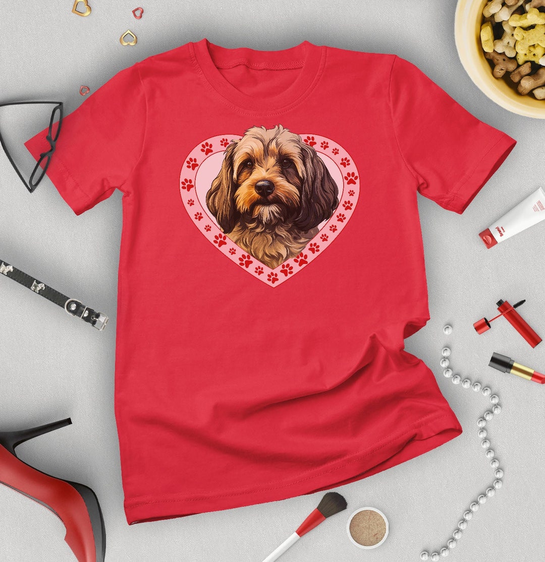 Cockapoo Mens or Womens Dog Valentine T-shirt - Etsy