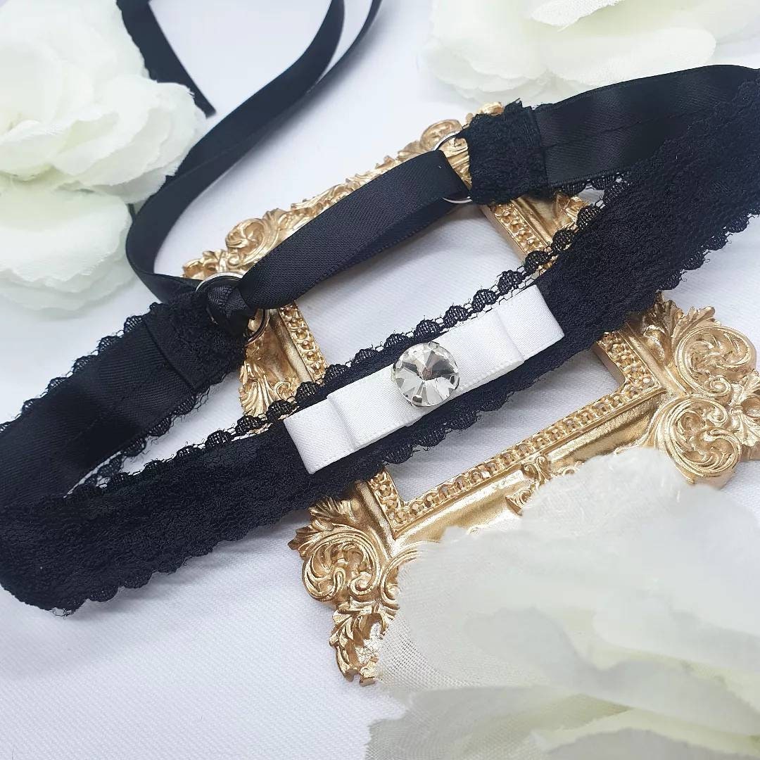Choker , Jirai Kei, Landmine Style, Ryousangata, Kawaii - Etsy