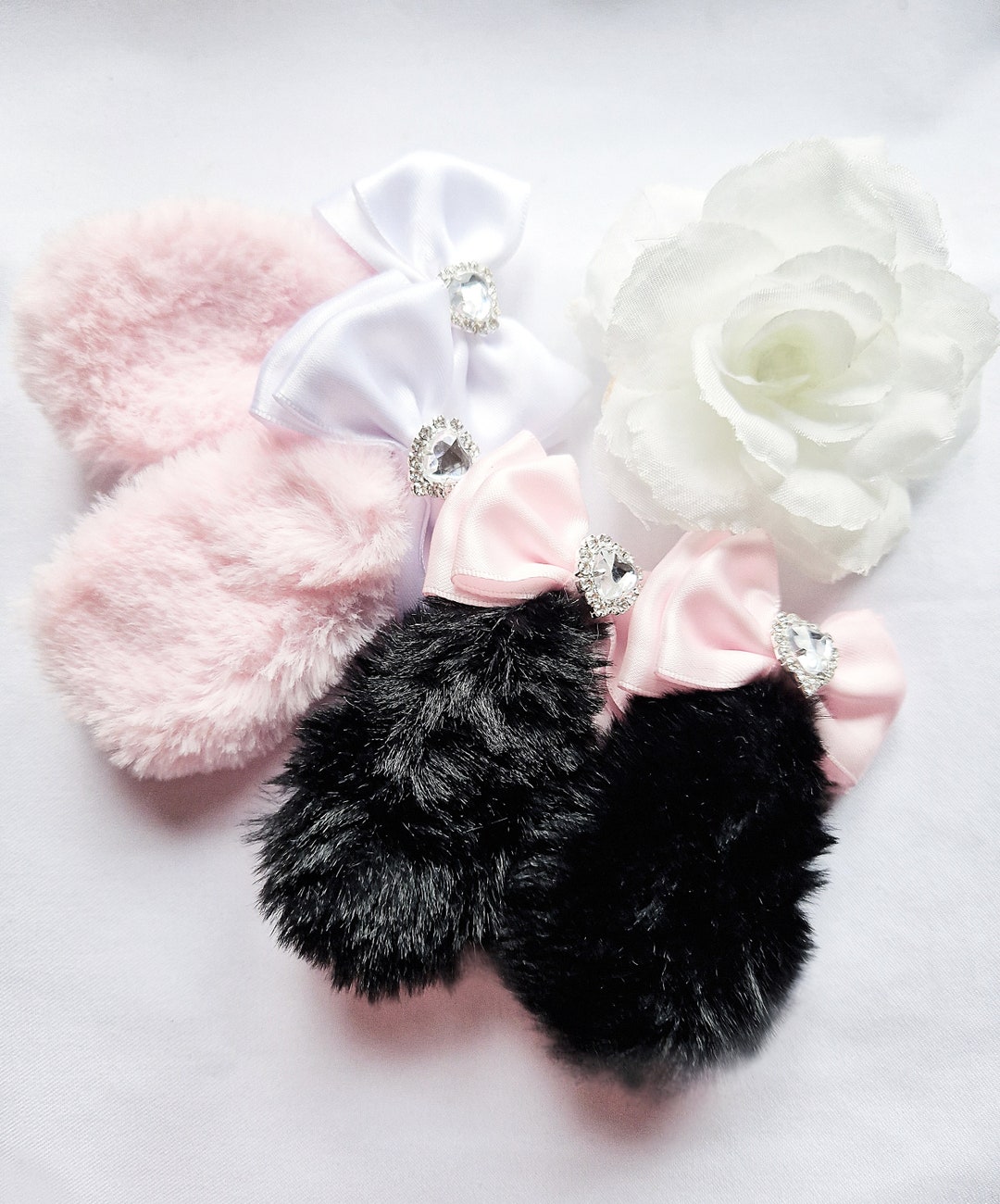 Mini Bunny Lop Ears, Cosplay, Kawaii, Jirai Kei, Landmine Style - Etsy