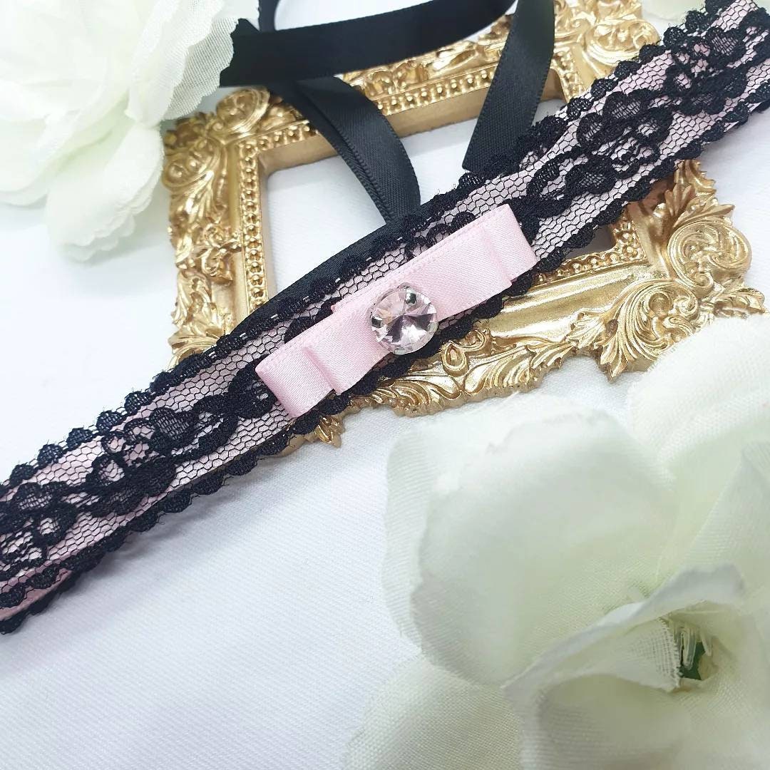 Choker , Jirai Kei, Landmine Style, Ryousangata, Kawaii - Etsy