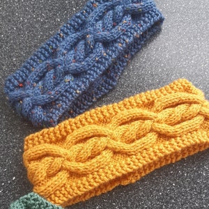 Knitting Pattern: on the Ropes Headband * Cabled Celtic Headband ...