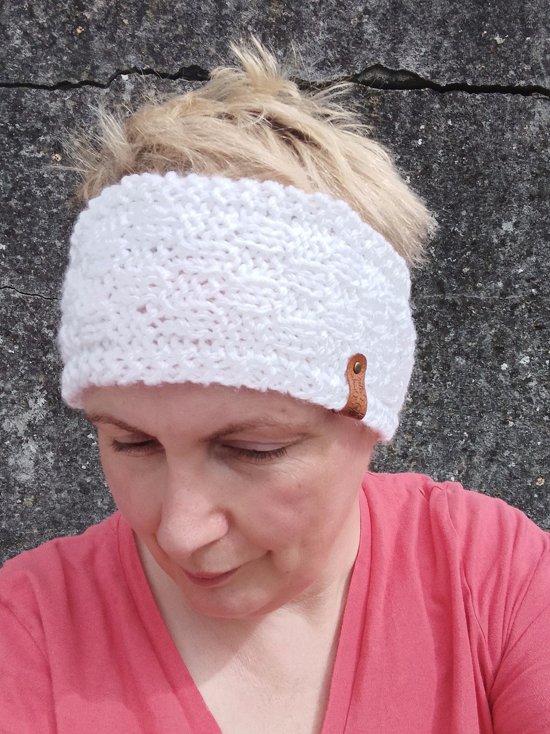 Headband Knitting Pattern: Chunky Checker Easy Beginner Knit - Etsy