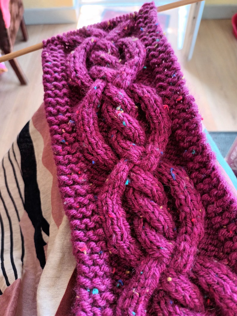 Knitting Pattern: on the Ropes Headband Celtic Knitting - Etsy