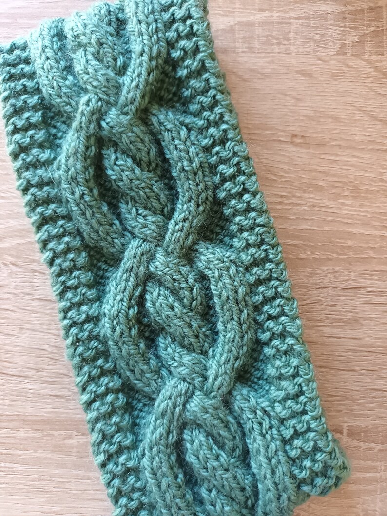 Knitting Pattern: on the Ropes Headband Celtic Knitting - Etsy