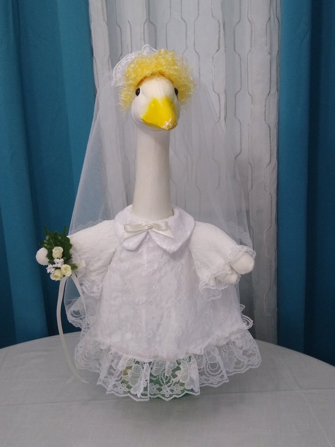 Goose Wedding Dress . Miss Goose is Ready to Walk Down the Aisle Into ...