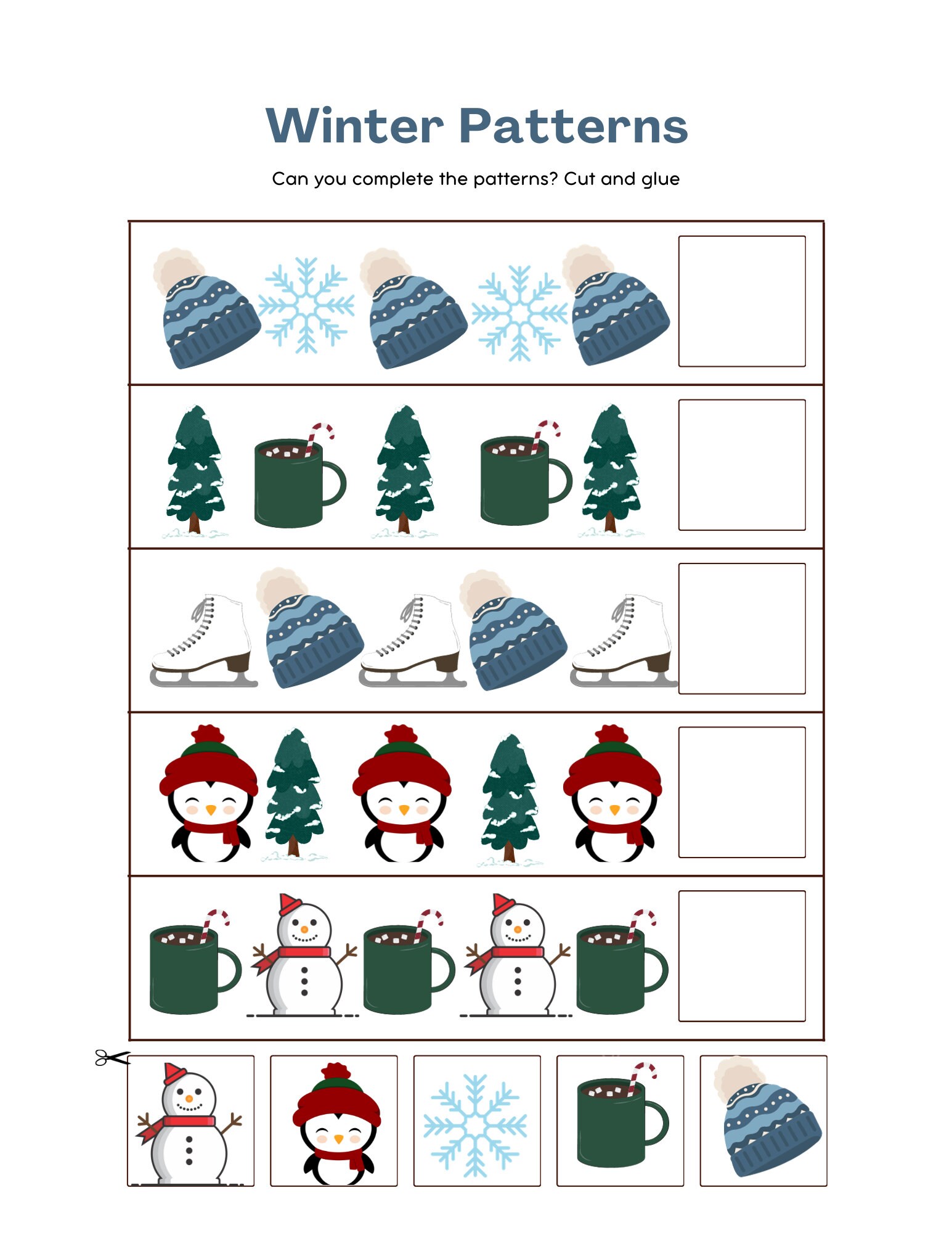 Homeschool Printables - Patterns - Etsy