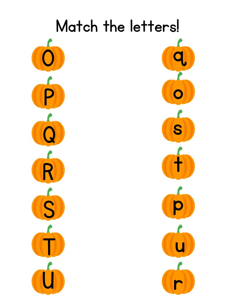 Match the Letters - Etsy