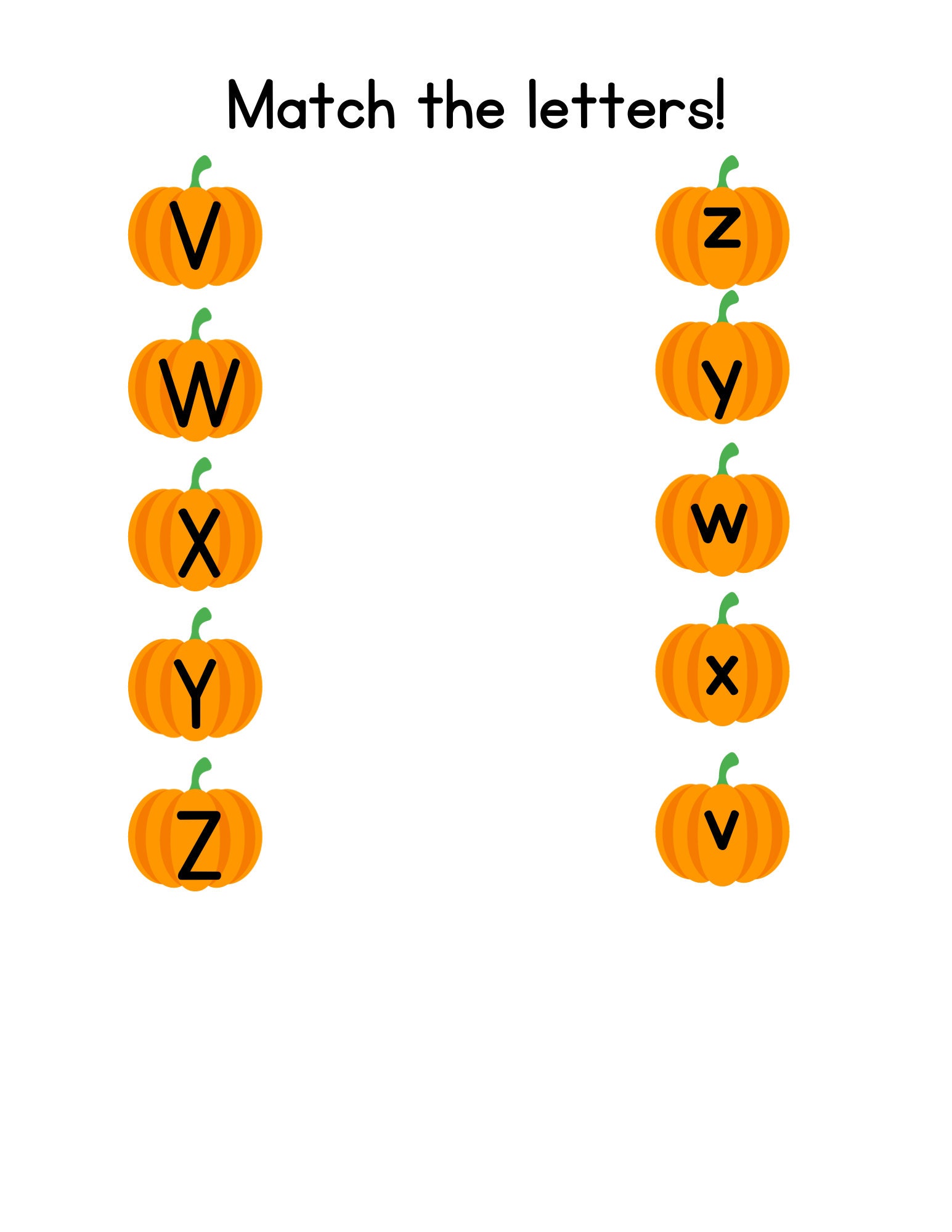 Match the Letters - Etsy