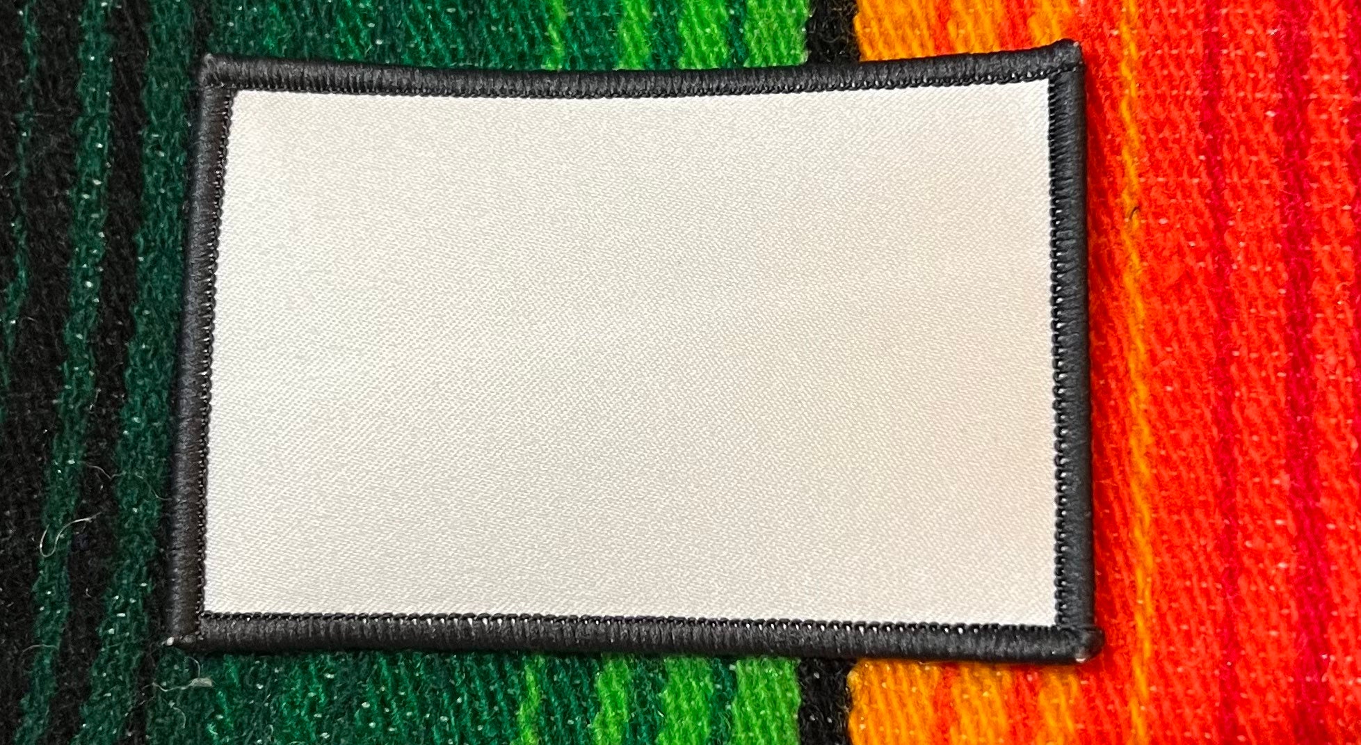 Custom Sublimation Hat Patches 2x3 Black Trim - Etsy