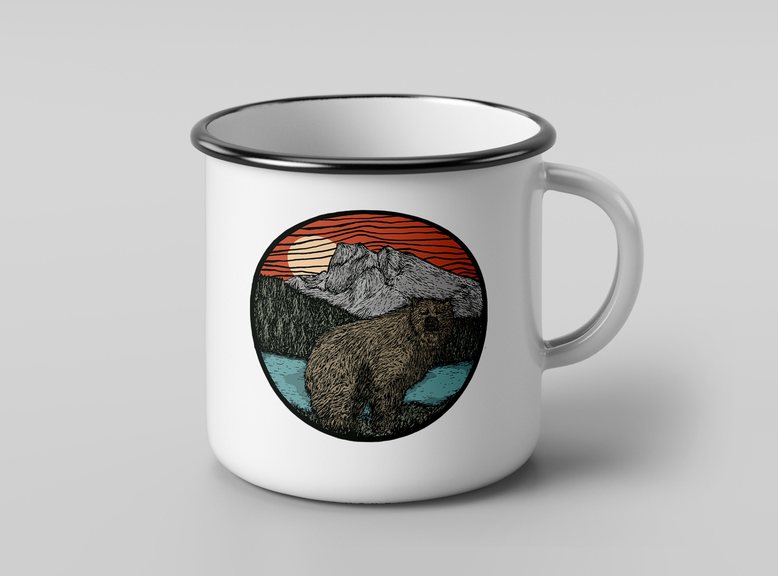 National Park Illustration, National Park Poster, National Park Gift ...