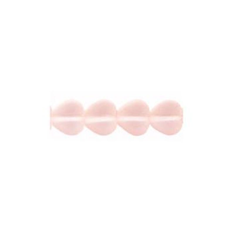 6mm Heart Beads Czech Glass, 50 Beads per Strand, 28 Colors to Choose ...
