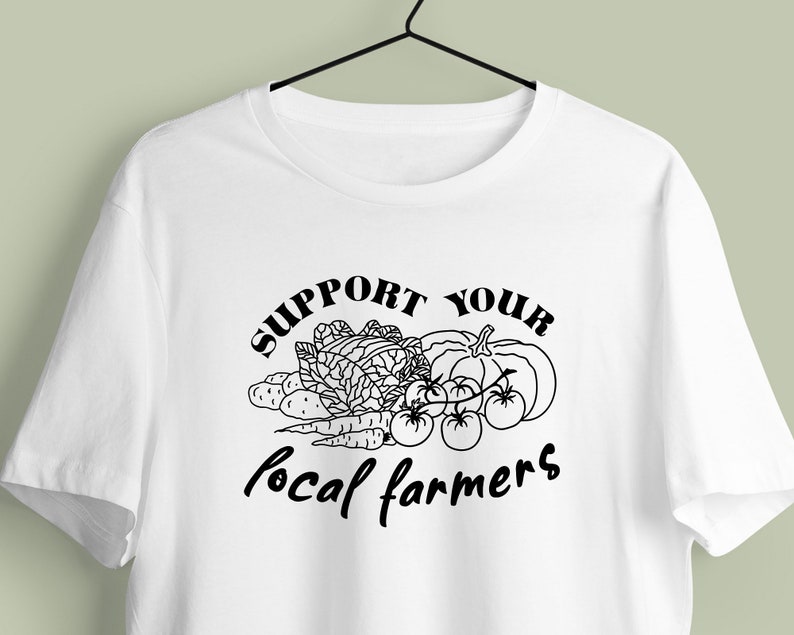 Support Your Local Farmers Svg-small Business Sign for Agriculture ...