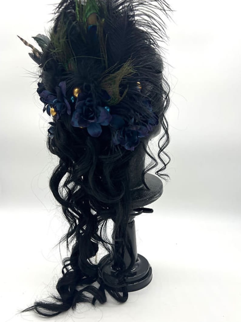 Peacock 18th Century Wig Synthetic/human Hair Blend (bridgerton ...