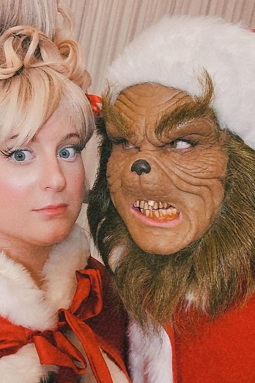 Grinch Facial Frame and Eyebrows Human Hair - Etsy