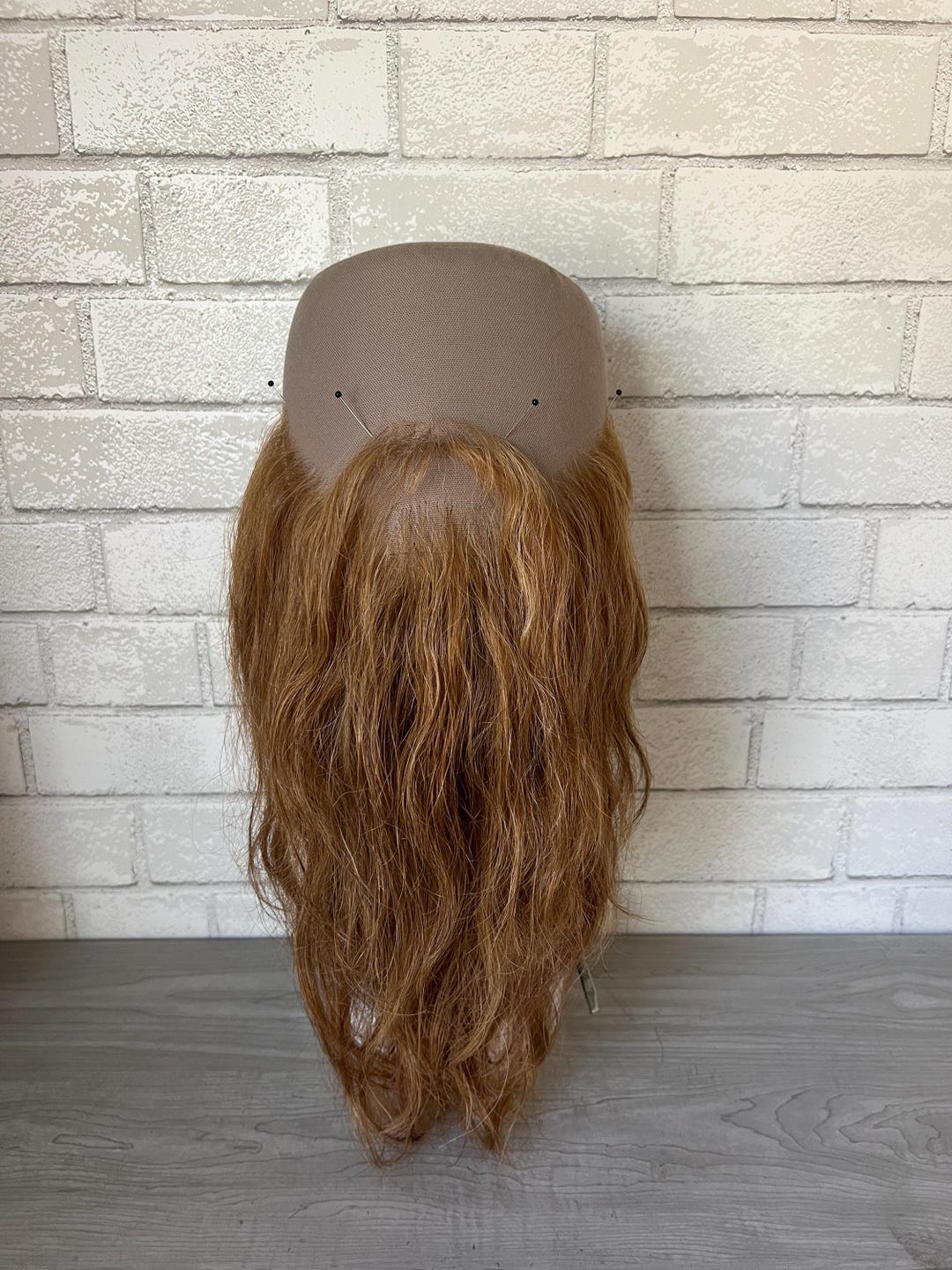 Red Human Hair Beard and Mustache Set (viking, Dwarf, Fantasy) - Etsy