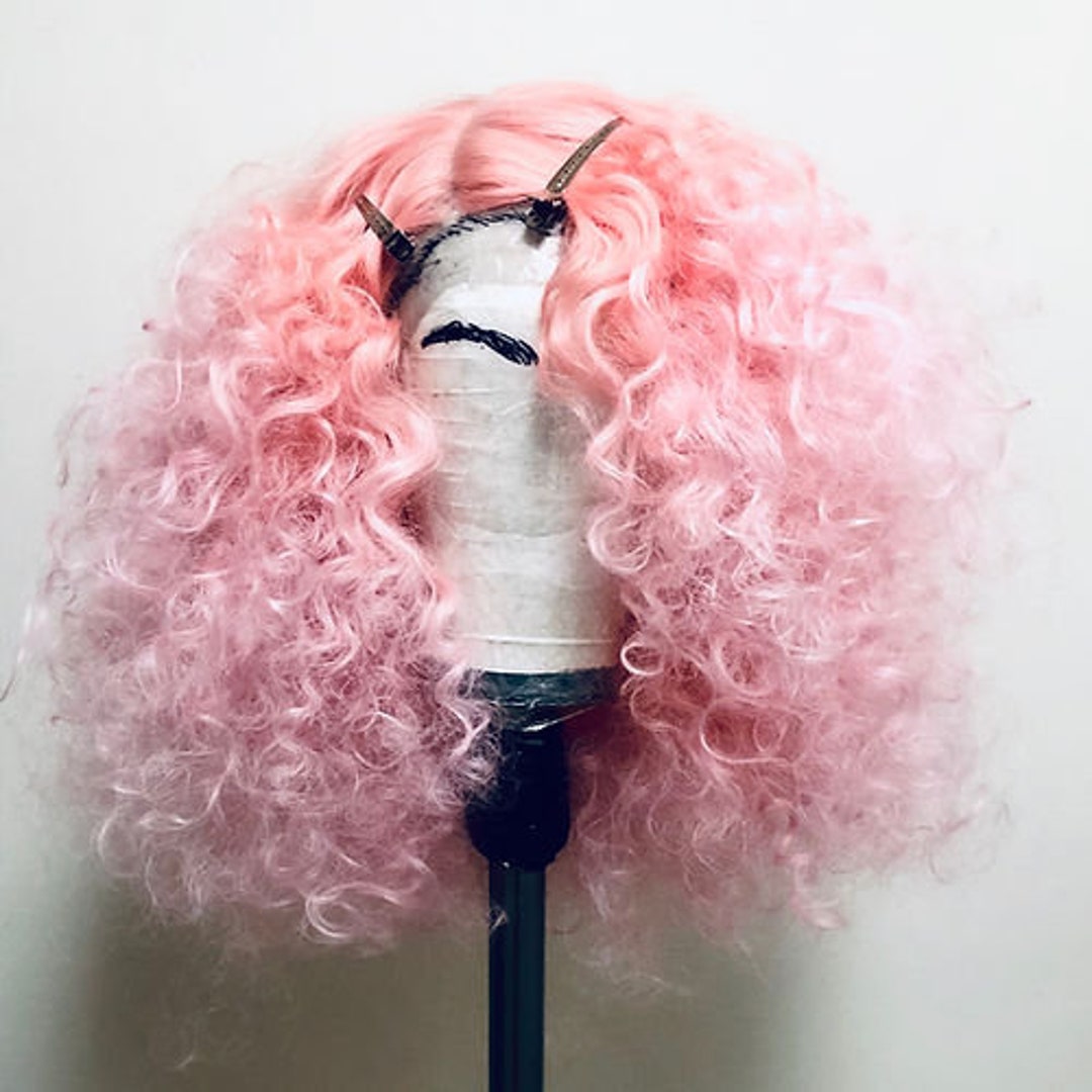 Pink Curls Human Hair - Etsy