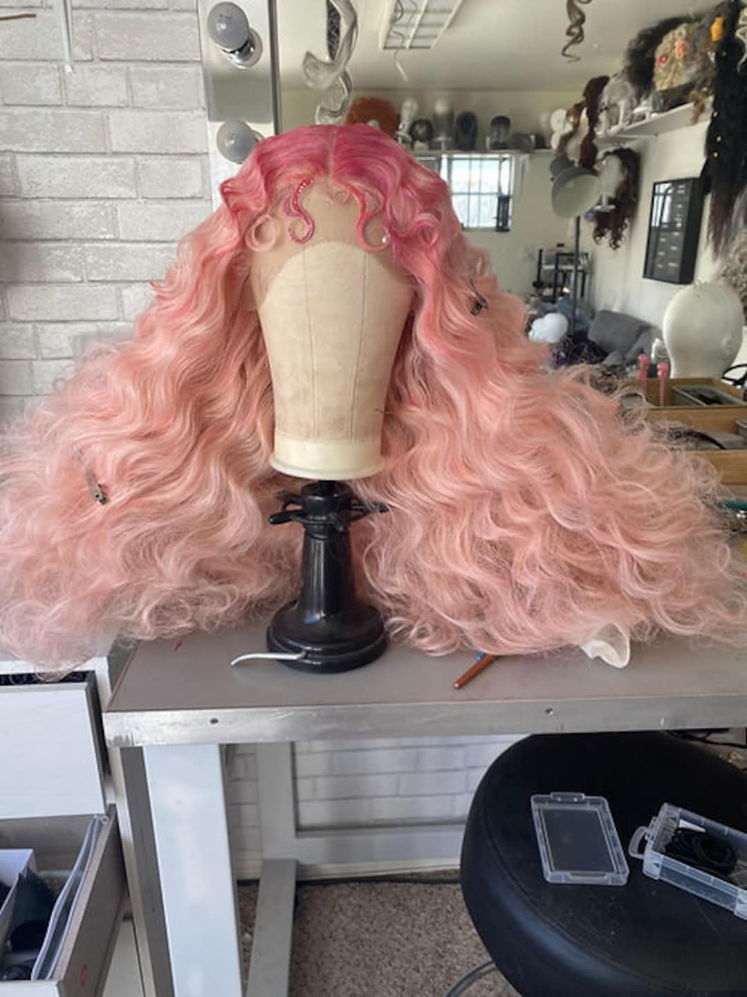 Pink Play Human Hair - Etsy