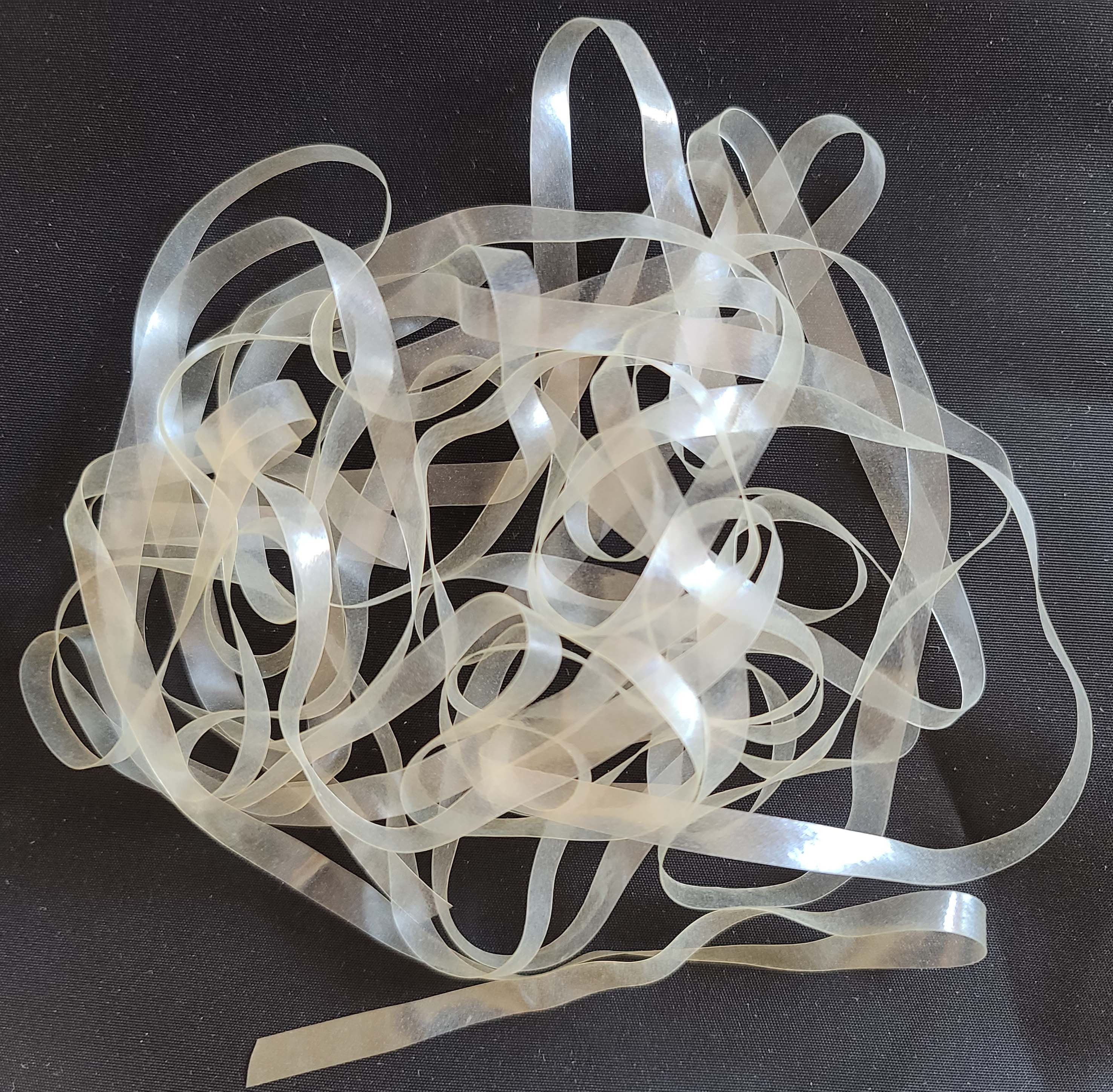 Elástico de látex ancho de 1/4", elástico de látex ancho de 1/2" y ...