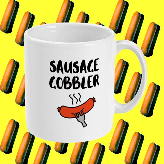 Sausage Gobbler Ceramic Mug Rude Mug Funny Mug Offensive - Etsy