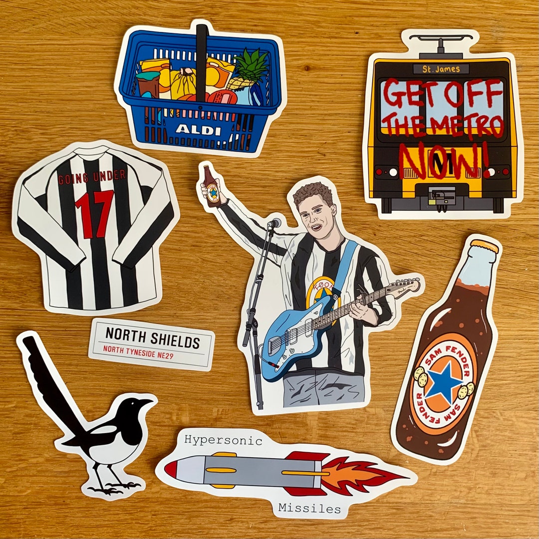 Sam Fender Inspired Vinyl Sticker Pack (8pcs) - Unofficial Merchandise ...