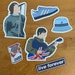 Britpop Glossy Vinyl Sticker Pack 5pcs Blur, Oasis, Pulp, Suede, 1990s ...