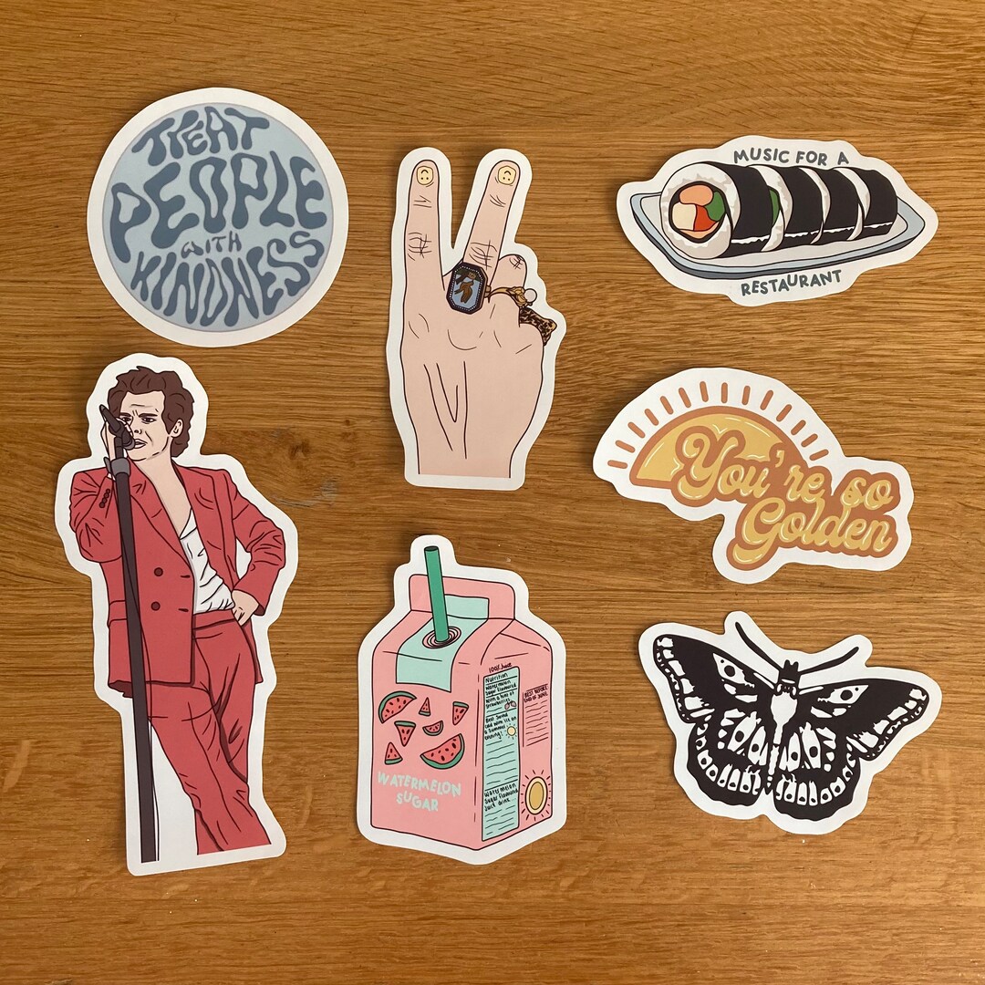 Harry Styles Inspired Sticker Pack (7pcs) - Unofficial Merchandise ...