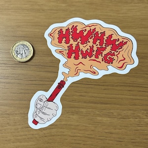The Reytons Inspired Vinyl Sticker Pack (6pcs) - HWHWHWFG, Red Smoke ...