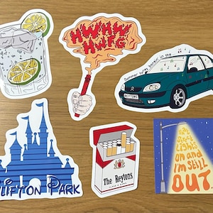 The Reytons Inspired Vinyl Sticker Pack (6pcs) - HWHWHWFG, Red Smoke ...