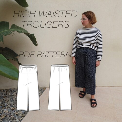 High Waisted Shorts Sewing Pattern PDF Sizes Unisex XS / S / M - Etsy