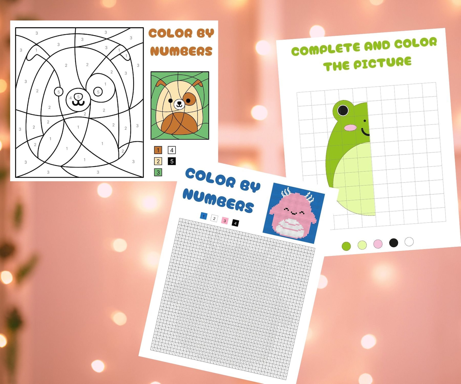Squishie Worksheets, Printable Squishmallow Coloring Pages and ...