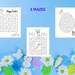 Printable Easter Worksheets, Easter Puzzle Pages, Easter Maze, Spot the ...