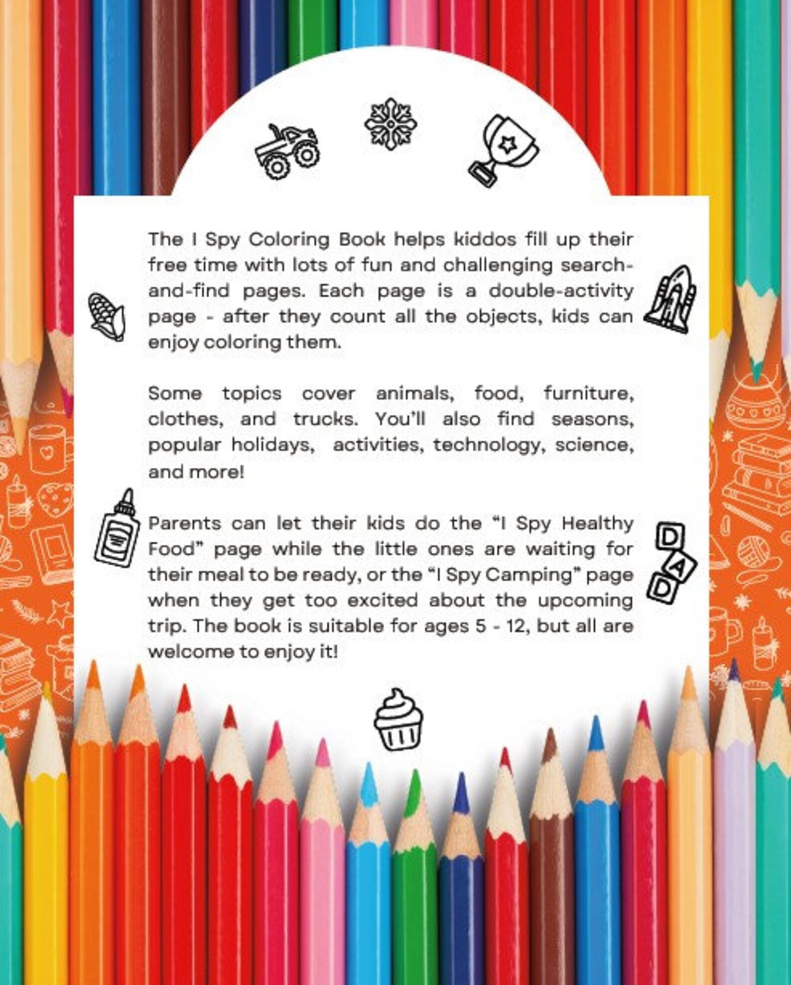 I Spy Coloring Book, Fun Book, Busy Book for Kids 5-12 Years Old ...
