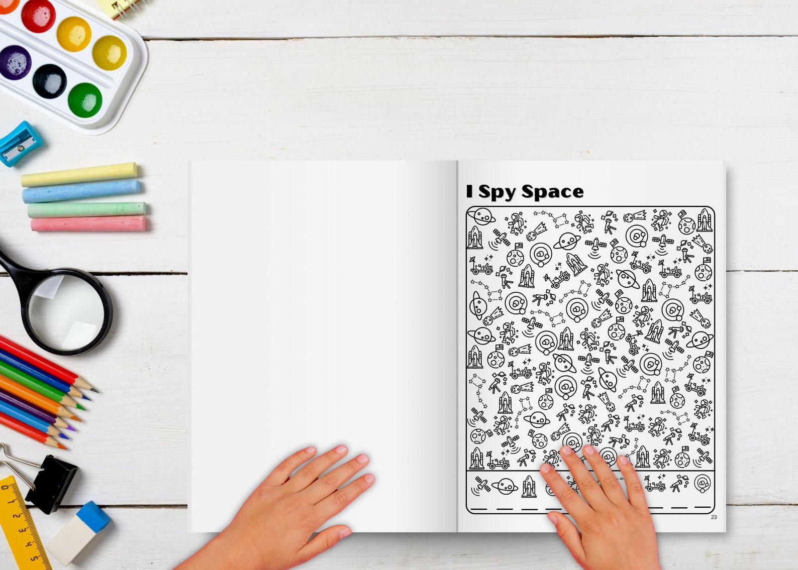 I Spy Coloring Book, Fun Book, Busy Book for Kids 5-12 Years Old ...