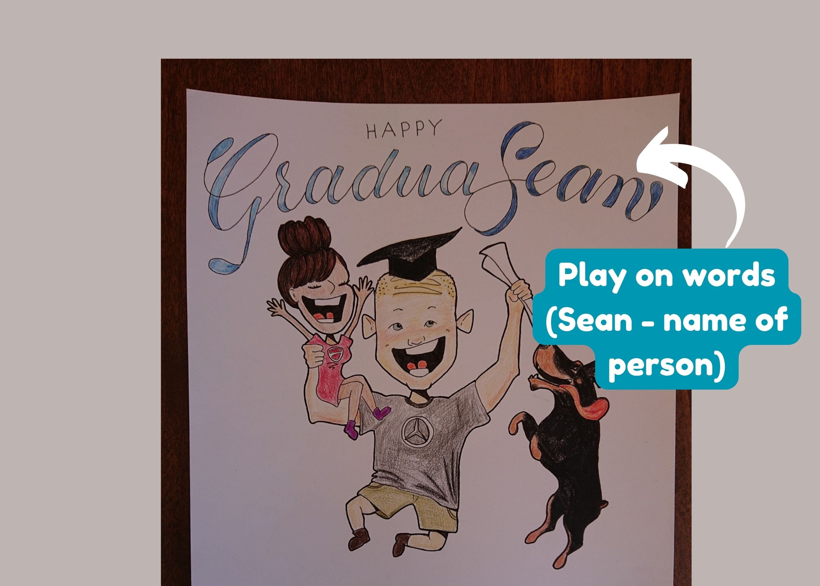 Hand Drawn Caricature, Cartoon Illustration Original Unique Gift for ...