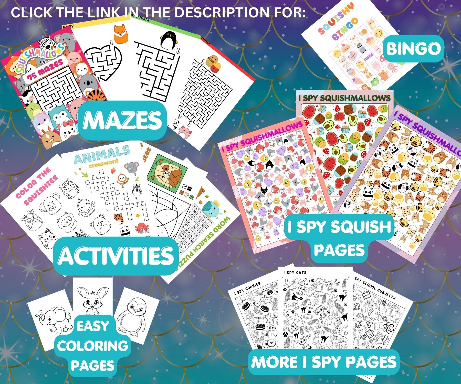 Squishmallow Birthday Invite + Squish Birthday Thank You Tags ...