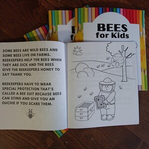 Bees for Kids - Educational Coloring Book for Children Aged 2-7 ...