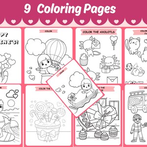 30 Valentine's Printable Activities Bundle for Kids, Classroom/party ...