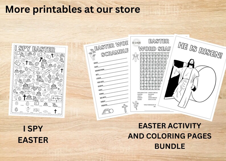 Printable I SPY EASTER Coloring Page for Kids - Christian Easter ...